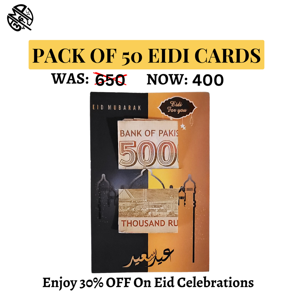 PACK OF 50 EIDI CARDS