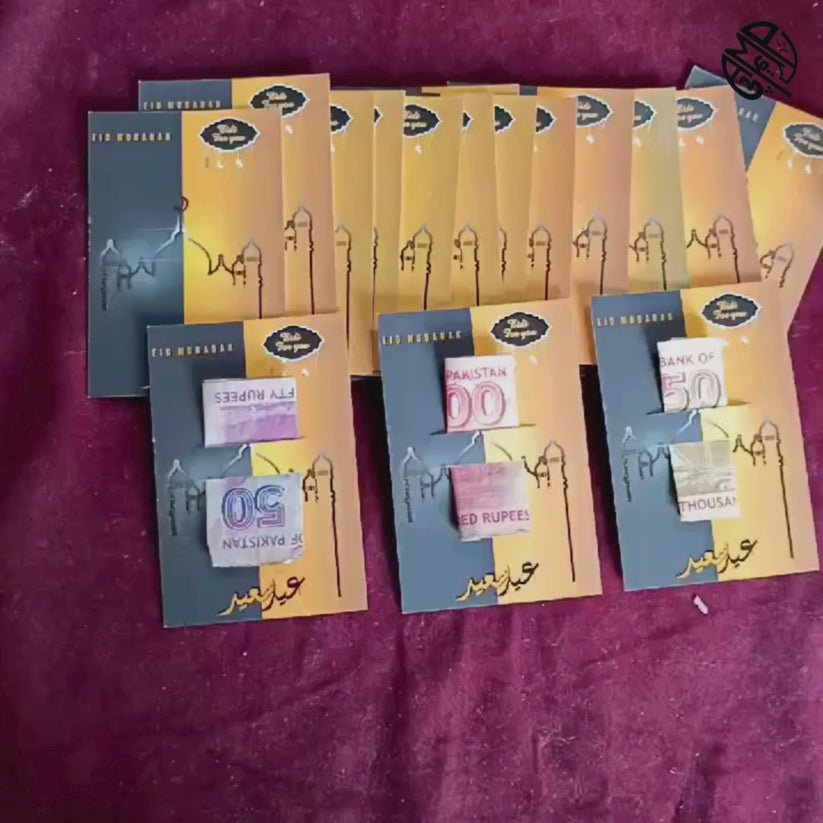 PACK OF 50 EIDI CARDS – AL MADINA PACKAGES